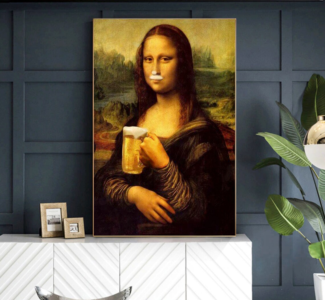 91 Mona Lisa Reproduction Print Da Vinci Print Da Vinci | Etsy