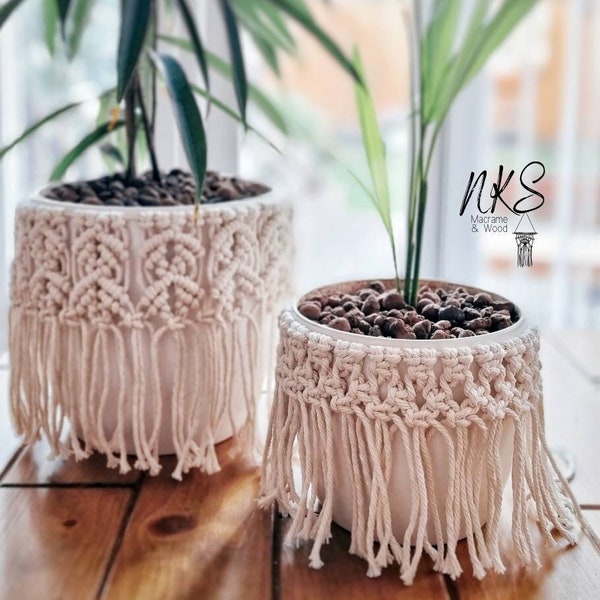 Macrame Pot Cover - Etsy