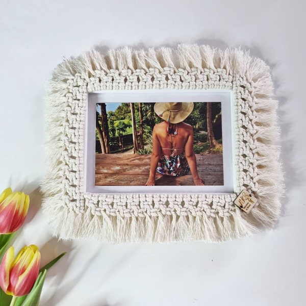 Macrame Frame - Etsy