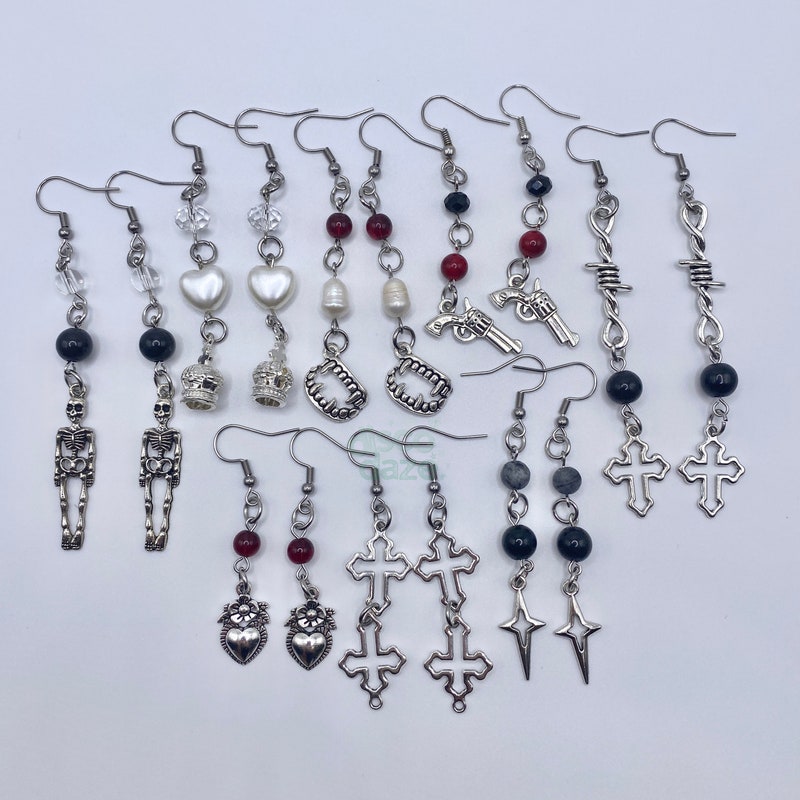 Emo Earrings - Etsy