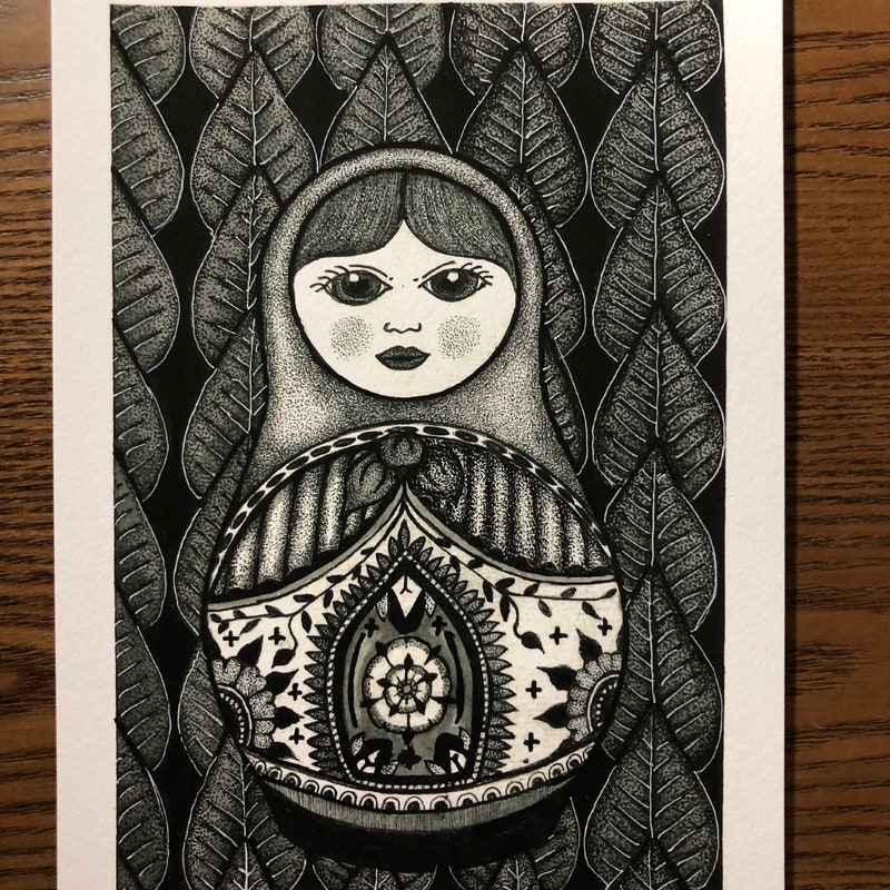 Matryoshka Print - Etsy