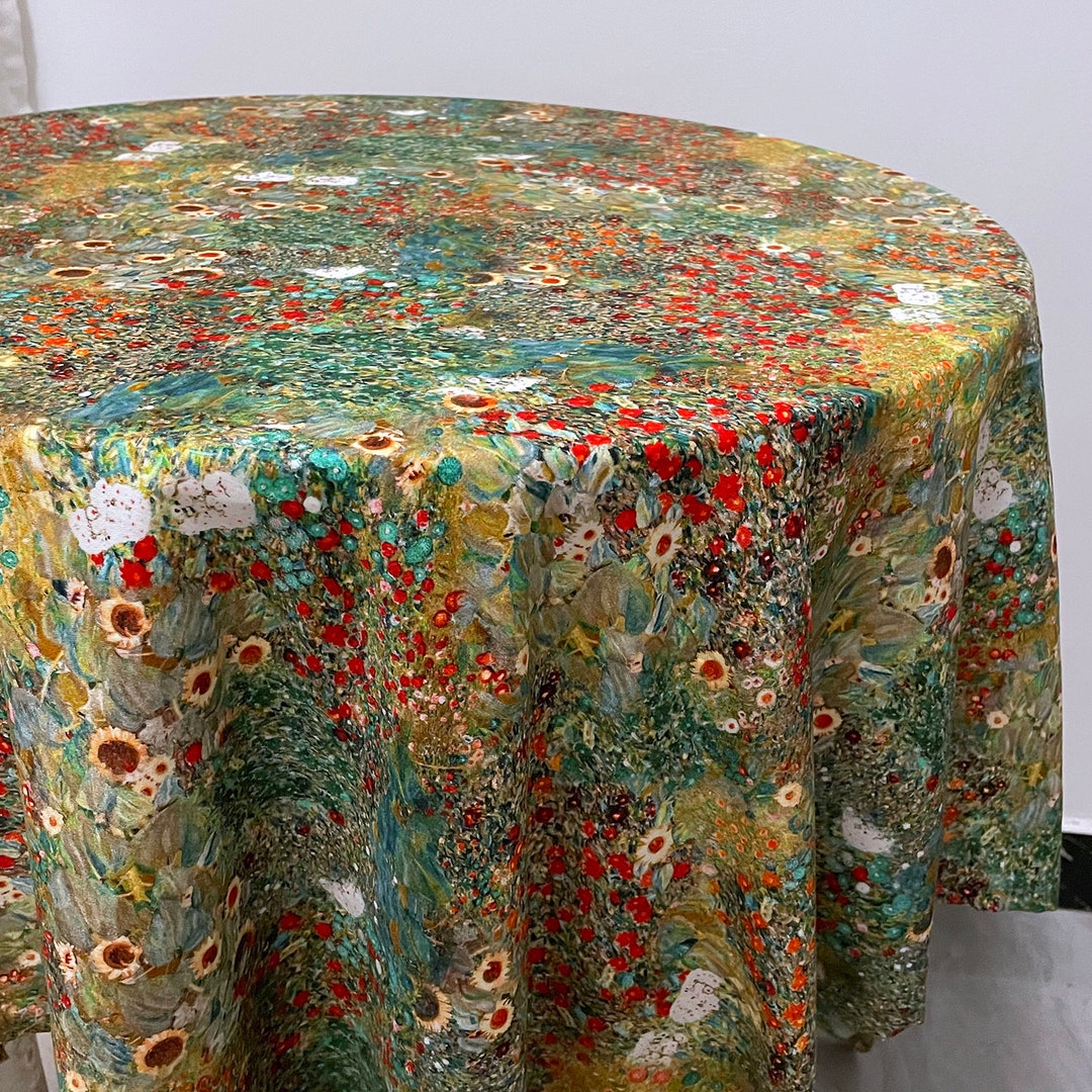 Rayon Tablecloth,floral Tablecloths,housewarming Gift,tablecloth ...
