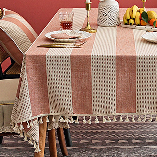 Fringed Tablecloth - Etsy