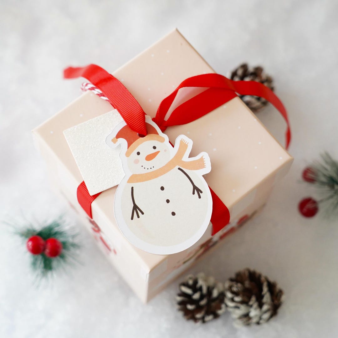 Snowman Christmas Gift Tags | Festive Holiday Hang Tags, Set of 12 - Etsy