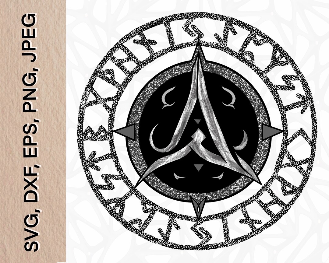 Magic Symbol Asgard Symbol Runes and Triangle Symbol |celtic Protection ...