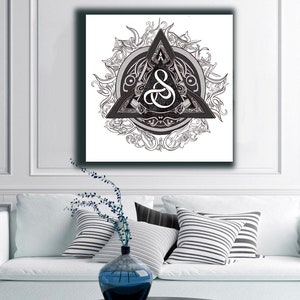 Magic Symbol Asgard Symbol Runes and Triangle Symbol |celtic Protection ...