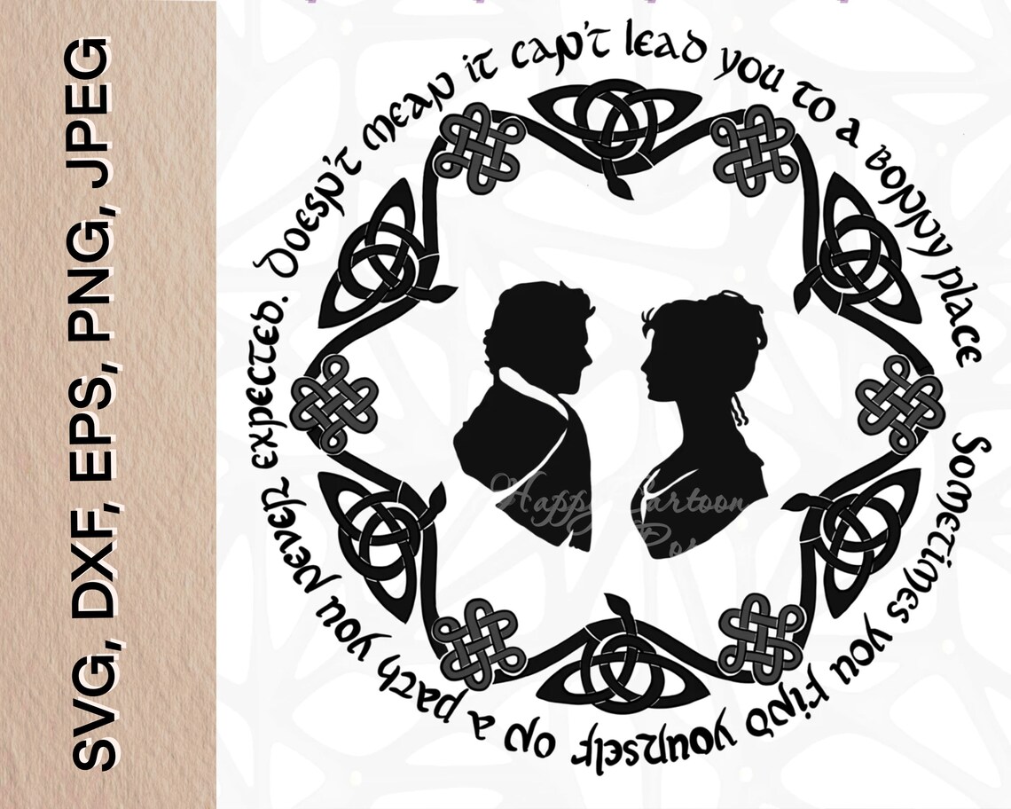 Outlander Svg Dxf EPSPNG Jpeg Digital Filesoutlander - Etsy