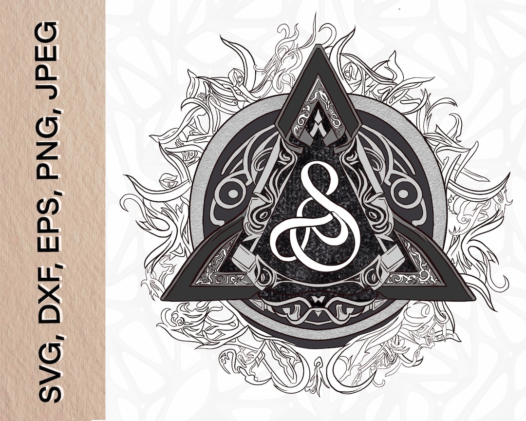 Magic Symbol Asgard Symbol Runes and Triangle Symbol |celtic Protection ...