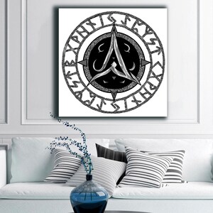 Magic Symbol Asgard Symbol Runes and Triangle Symbol |celtic Protection ...