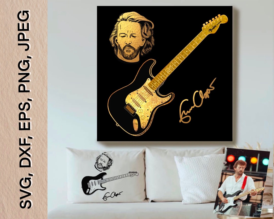 Guitar Blackie Fender Stratocaster Svg, PNG, Dxf, EPS, Jpeg Digital ...