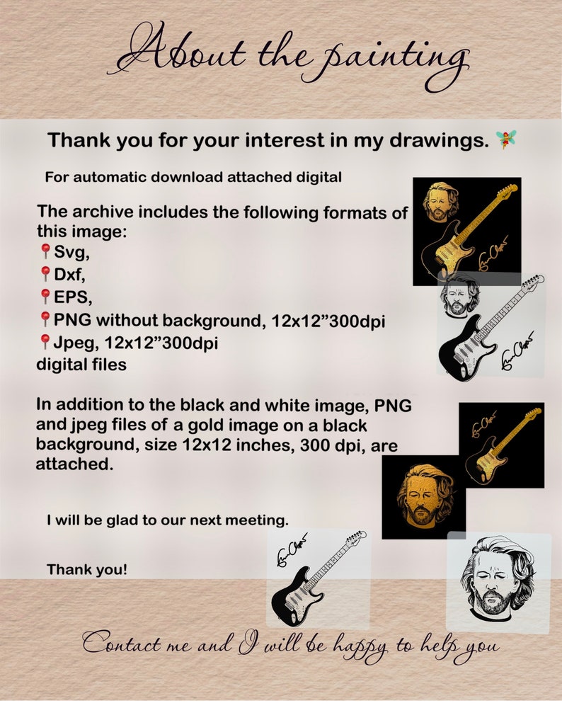 Guitar Blackie Fender Stratocaster Svg PNG Dxf EPS Jpeg - Etsy