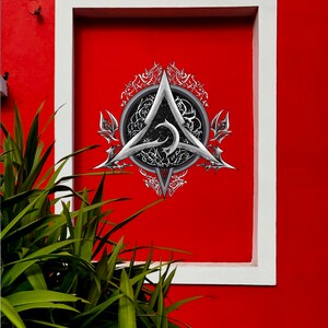 Celtic Knot Asgard Symbol: Runes Triangle Amulet (digital Files) - Etsy