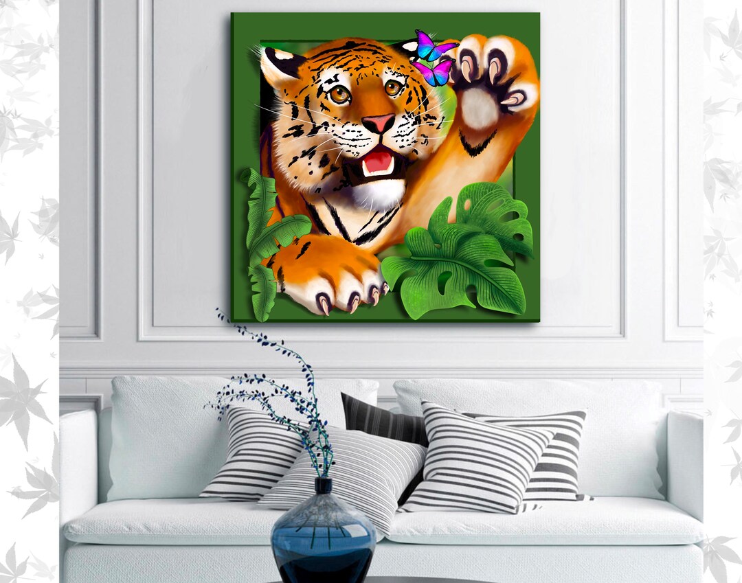 Life is Strange Tiger Portrait. Printable Art for Tiger Lover. Pdf, Png ...