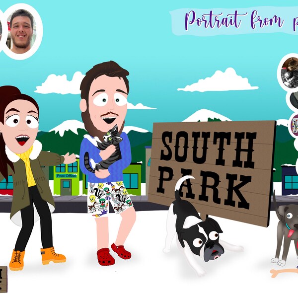 Custom South Park - Etsy