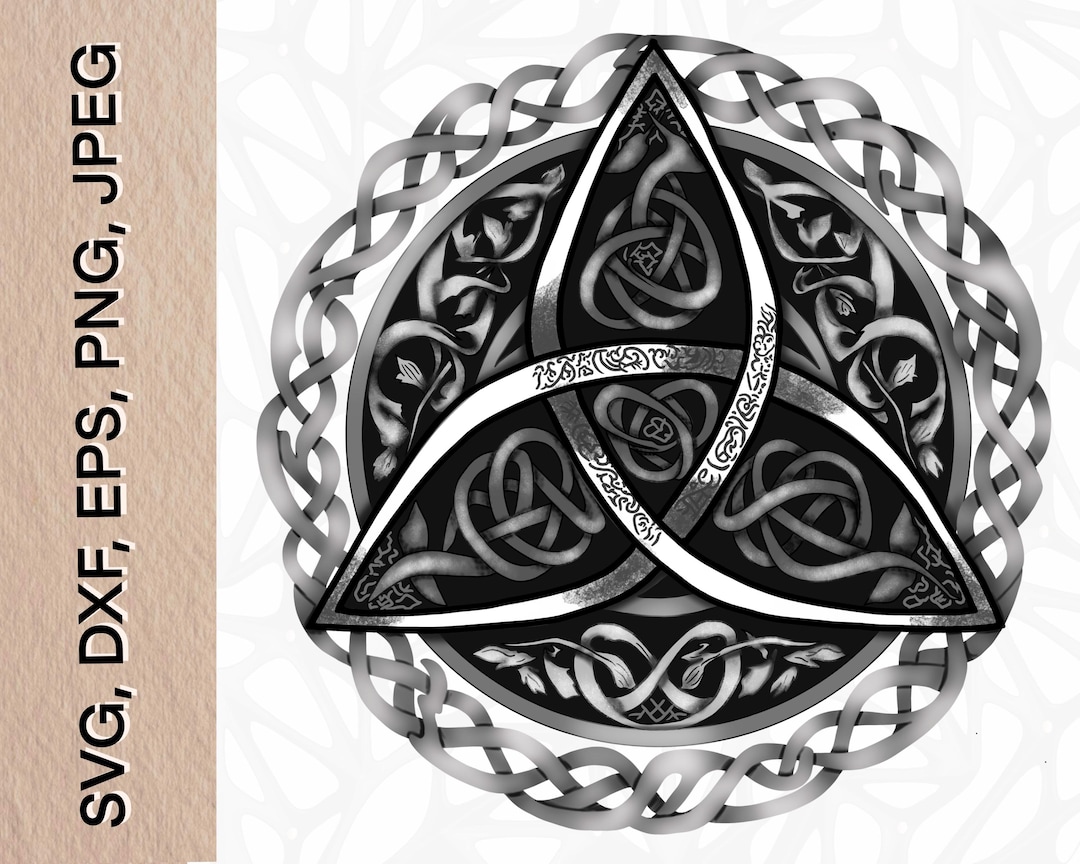 Celtic Knot Asgard Symbol | Runes, Triangle Amulet (digital Files) - Etsy