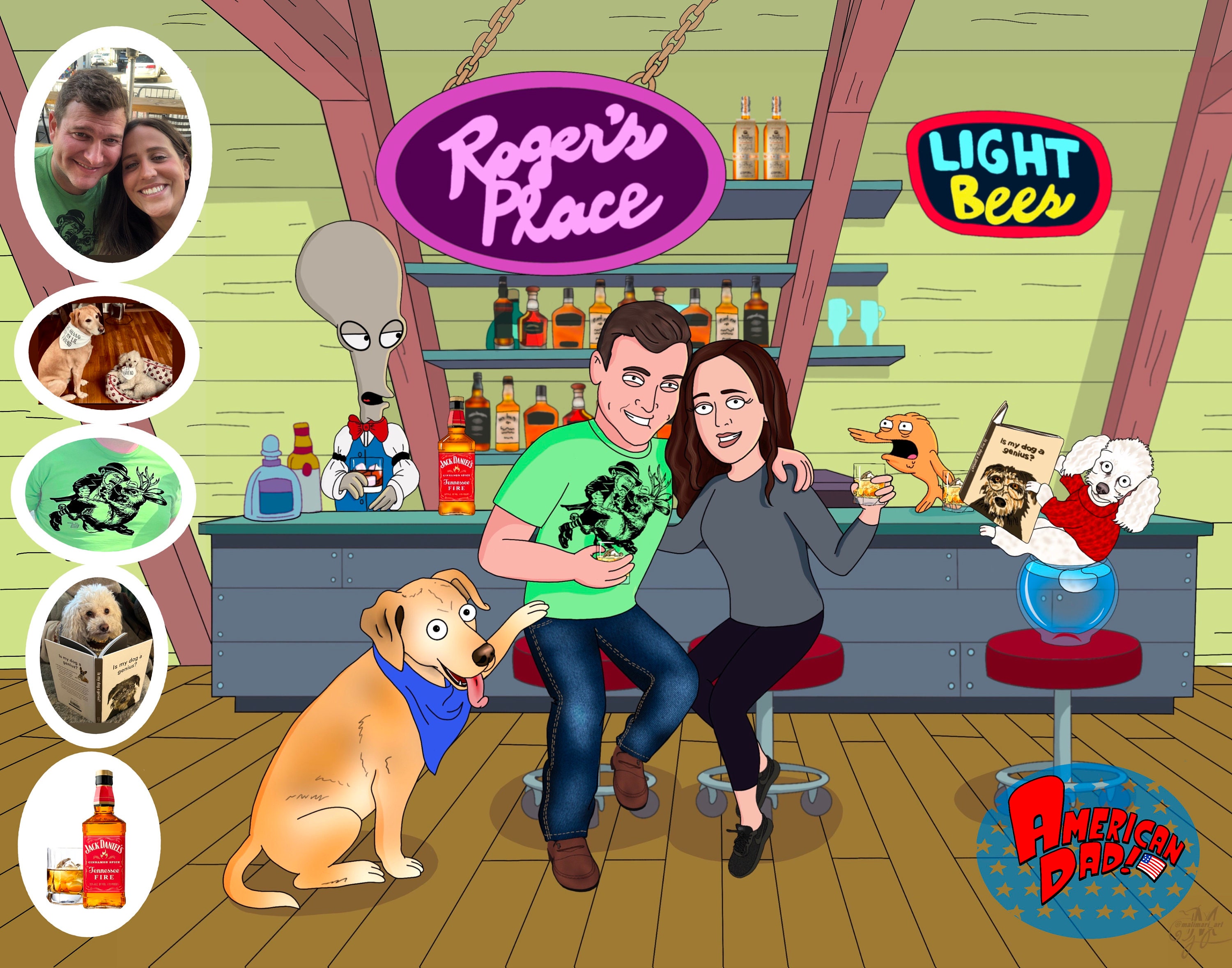 My Family Cartoon Characters