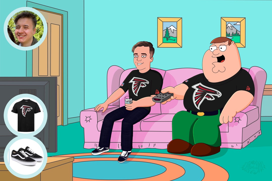 Custom Family Guy Portrait| Famous Cartoon | Family Portrait | Family ...