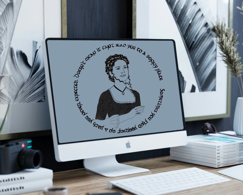 Outlander Claire Fraser Svg Dxf EPSPNG Jpeg Digital - Etsy