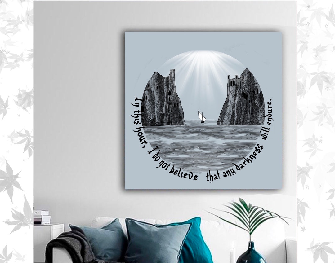 Tolkien Quote Art Print: Enduring Darkness (digital Files) - Etsy
