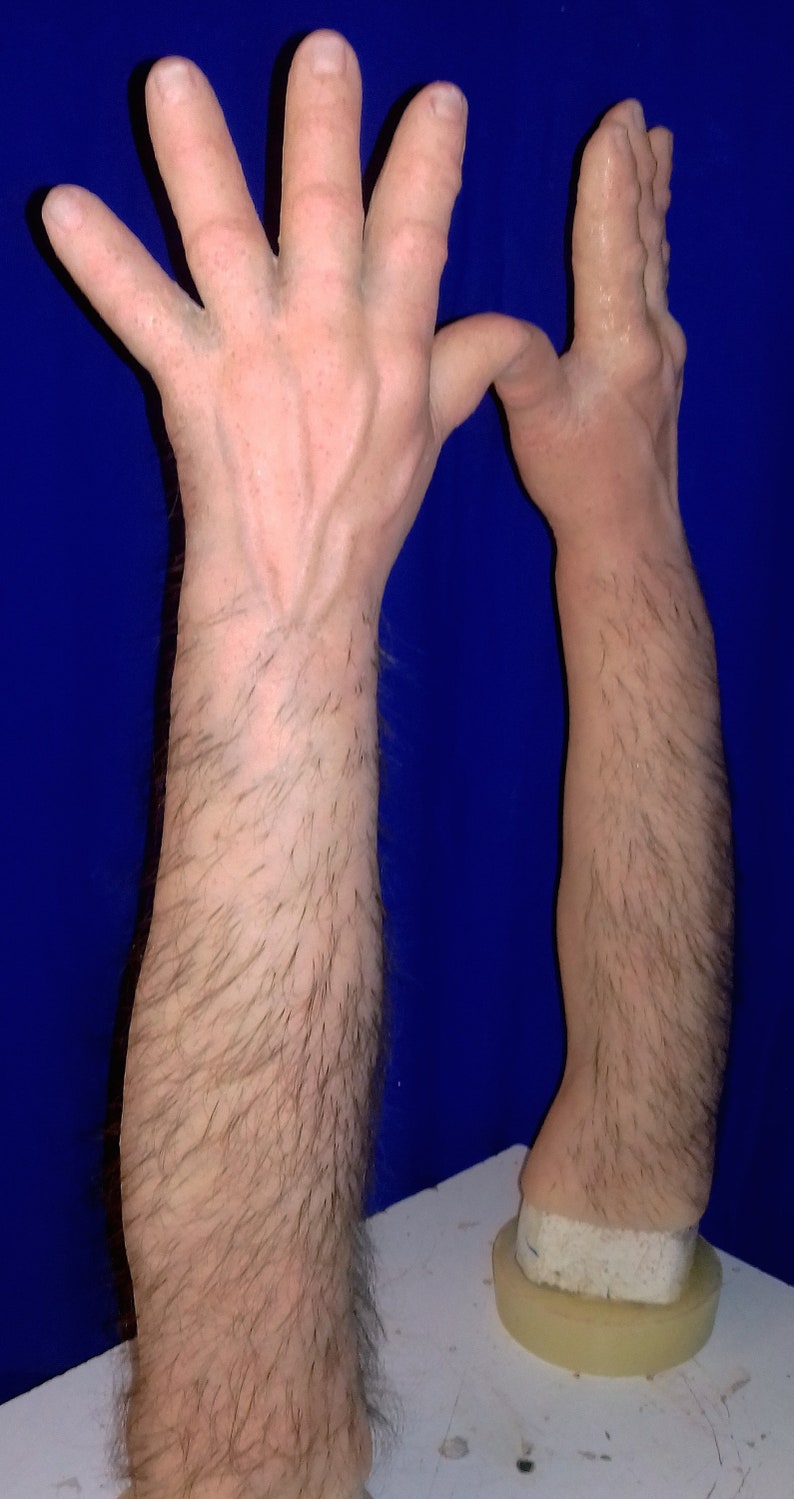 Long Silicone Human Hands Gloves - Etsy