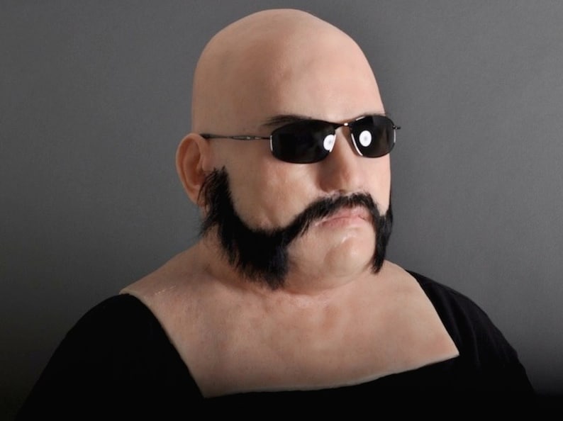 Realistic Silicone Disguise Mask, the Biker - Etsy