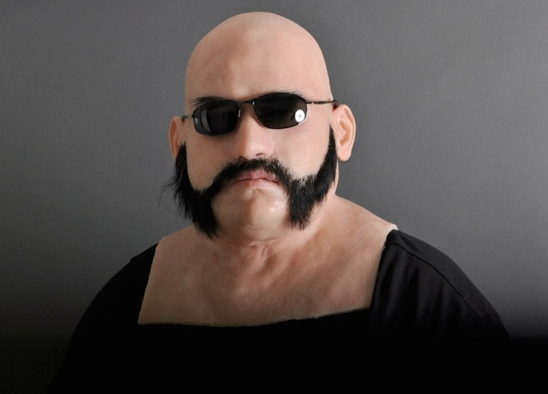 Realistic Silicone Disguise Mask, the Biker - Etsy