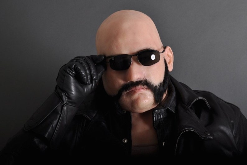 Realistic Silicone Disguise Mask, the Biker - Etsy