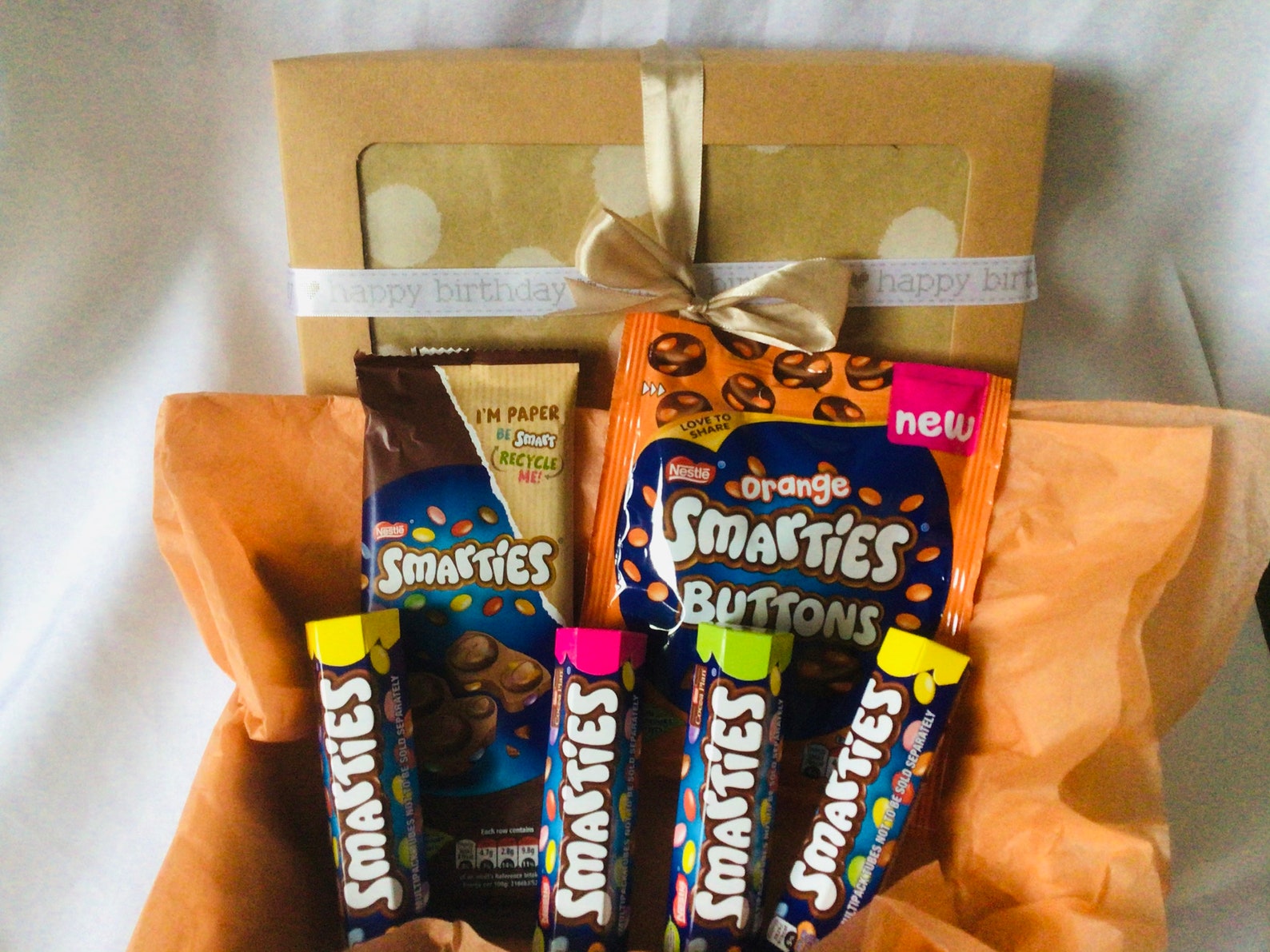 SMARTIES Chocolate Box Nestle Assorted Box of Smartie Treats | Etsy