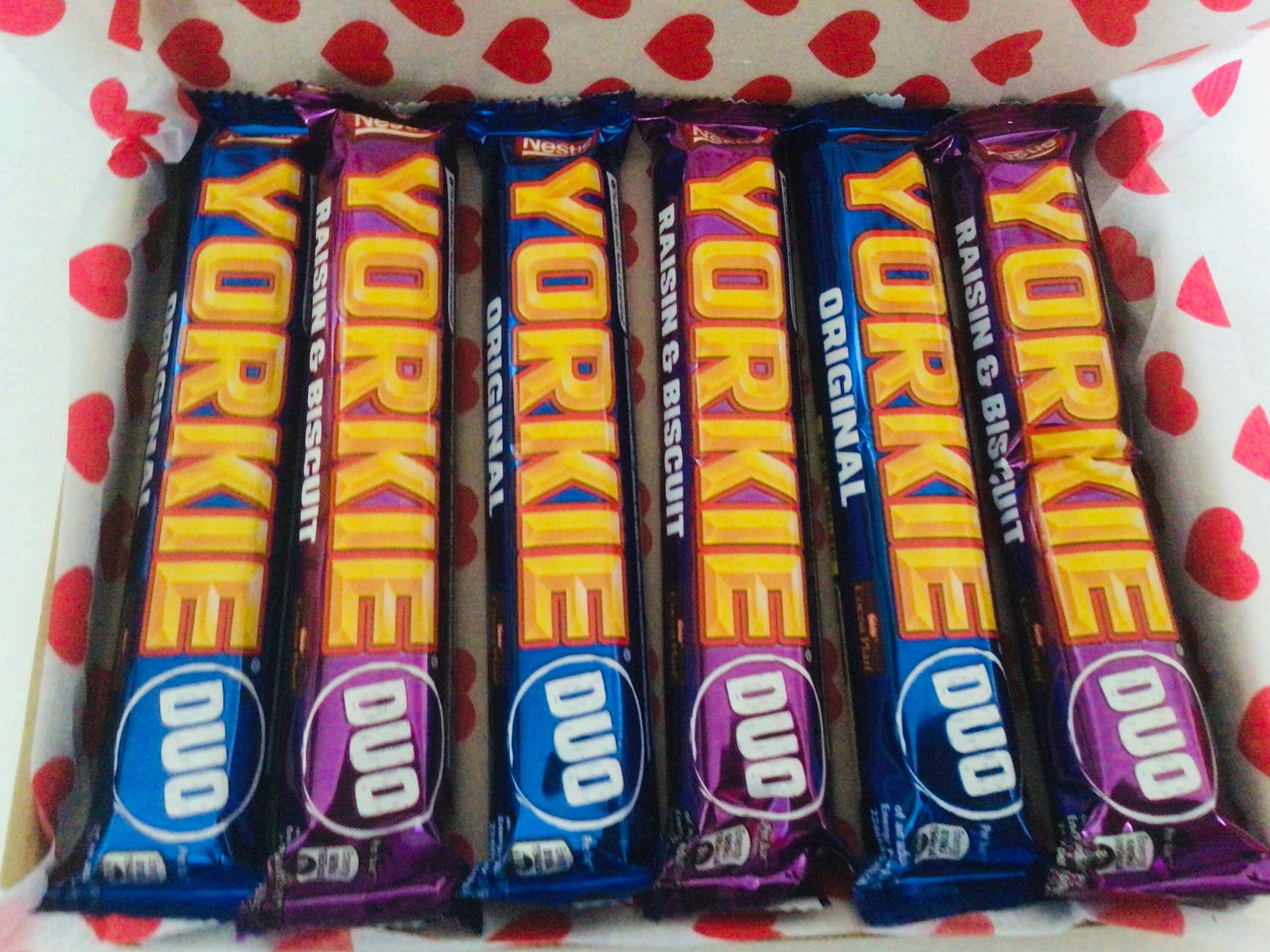 YORKIE CHOCOLATE BAR Gift Box Contains Original & Raisin and - Etsy UK