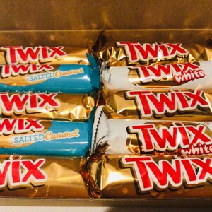 TWIX CHOCOLATE BARS Box Contains Various Twix Flavours, Originall ...