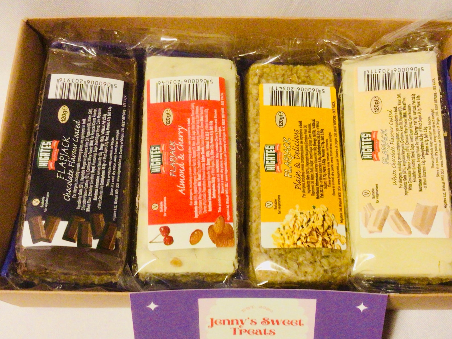 FLAPJACK ASSORTED Gift Box 4 Assorted Bars Birthday Gift - Etsy UK