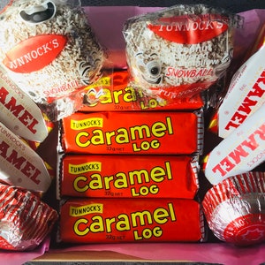 TUNNOCK’S TREAT BOX - Scottish Tunnock’s Teacakes, Snowballs, Caramel ...