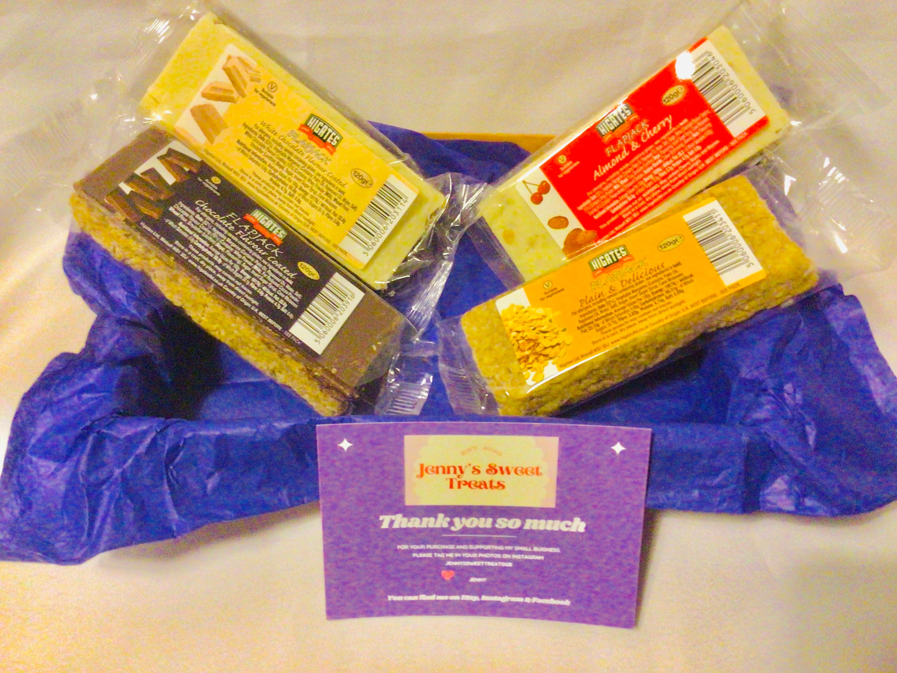 FLAPJACK ASSORTED Gift Box 4 Assorted Bars Birthday Gift - Etsy UK