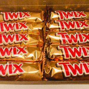 TWIX CHOCOLATE BARS Box Contains Various Twix Flavours, Originall ...