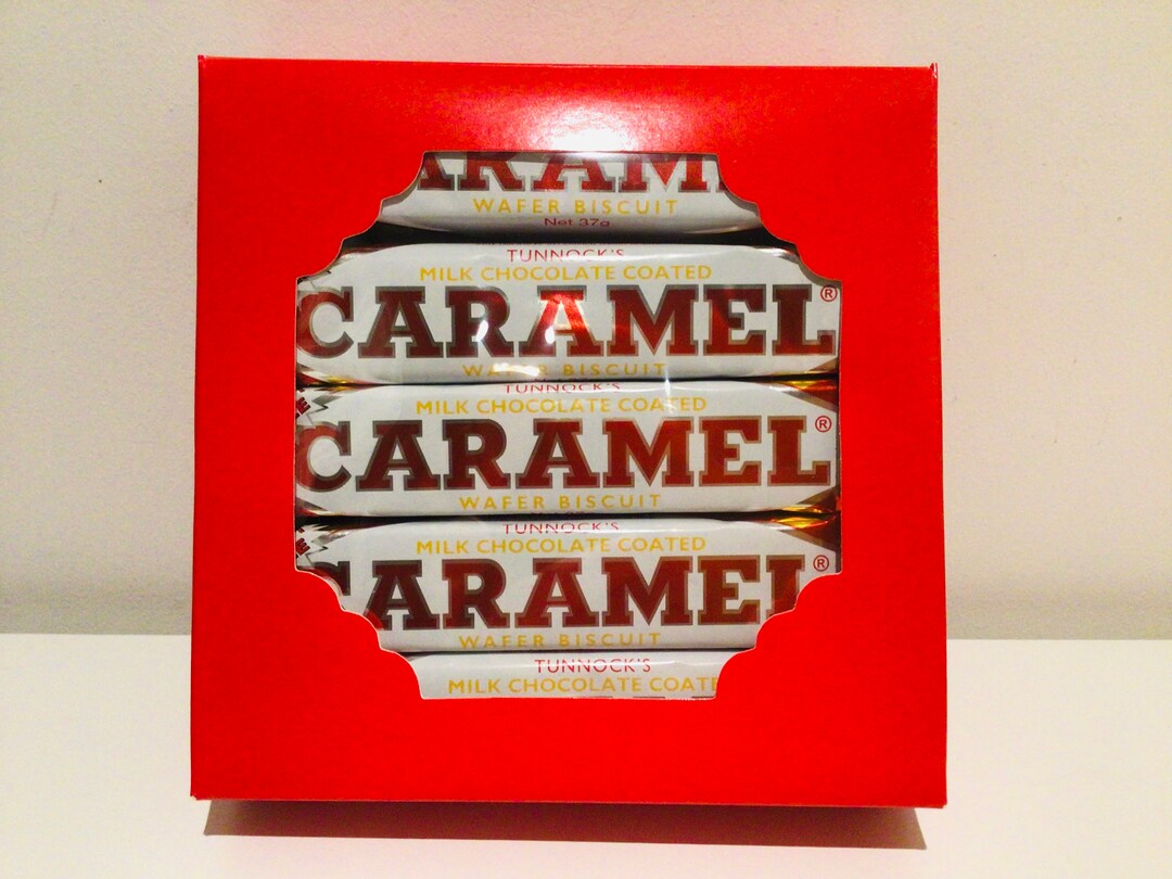 TUNNOCKS GIANT CARAMEL Bars Box Contains the Delicious Large Caramel ...