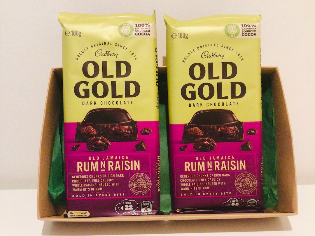 OLD JAMAICAN RUM N Raisin Chocolate Gift Box Contains Old - Etsy UK