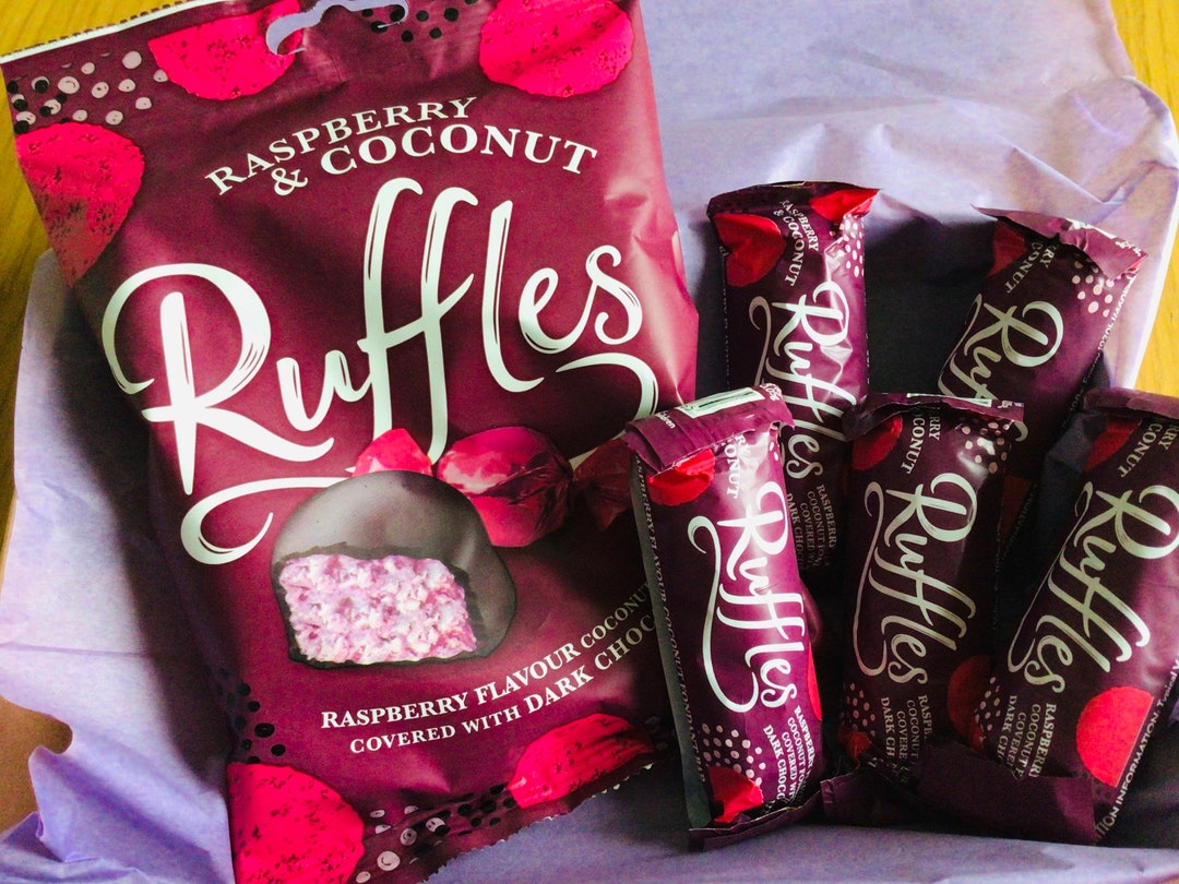 CHOCOLATE COCONUT RUFFLES Gift Box Contains Pouch and - Etsy UK