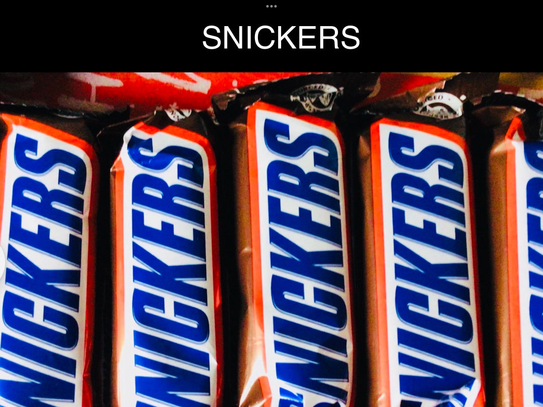 SNICKERS BARS CHOCOLATE Gift Box Contains Snicker Chocolate Bars ...