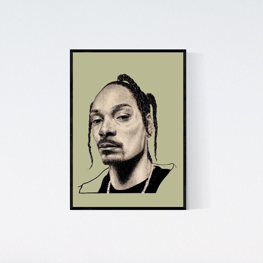 Snoop Dogg Poster Portrait Print OLIVE GREEN - Etsy
