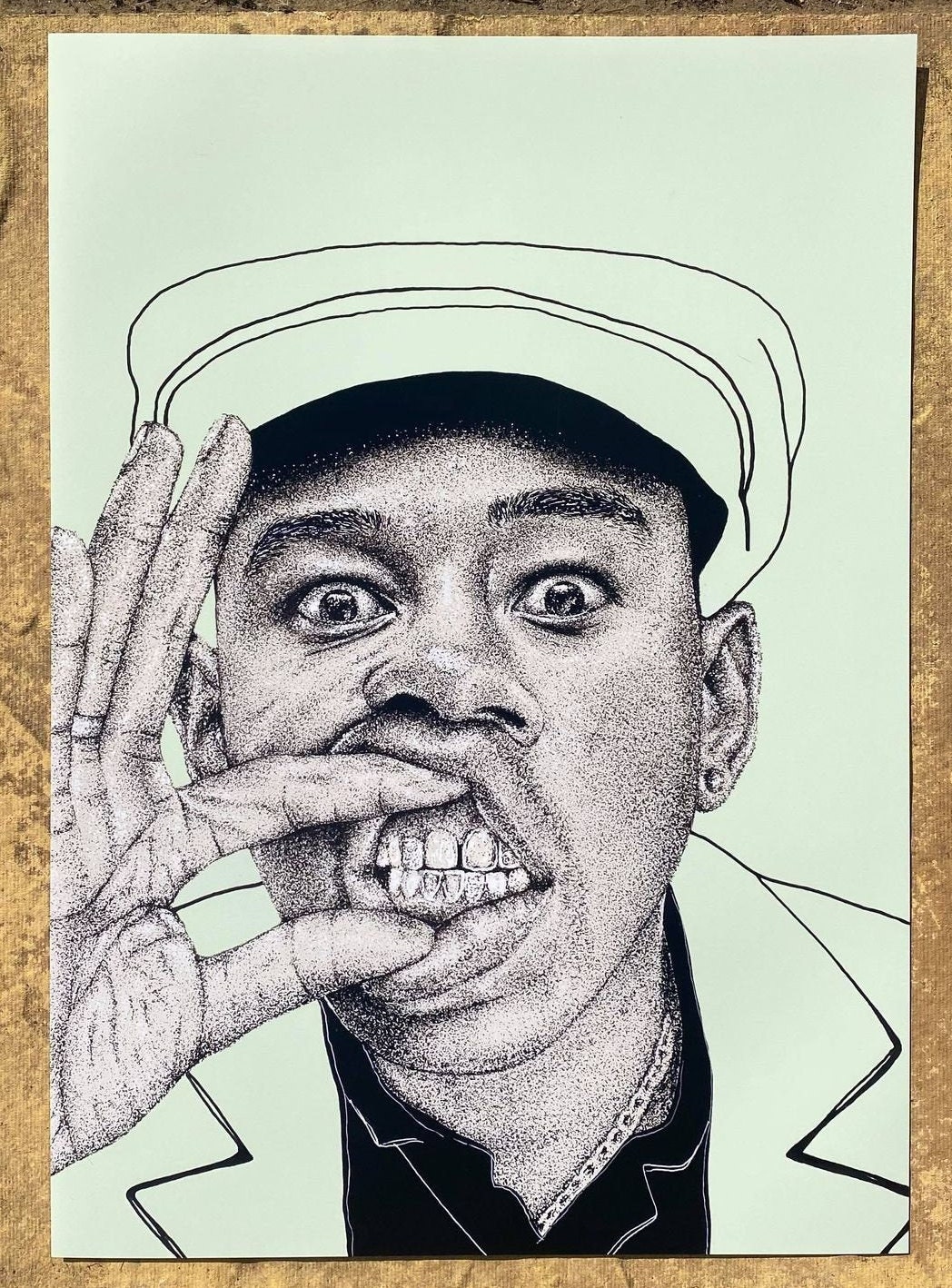 Tyler the Creator Art Poster Portrait Print GREEN - Etsy UK