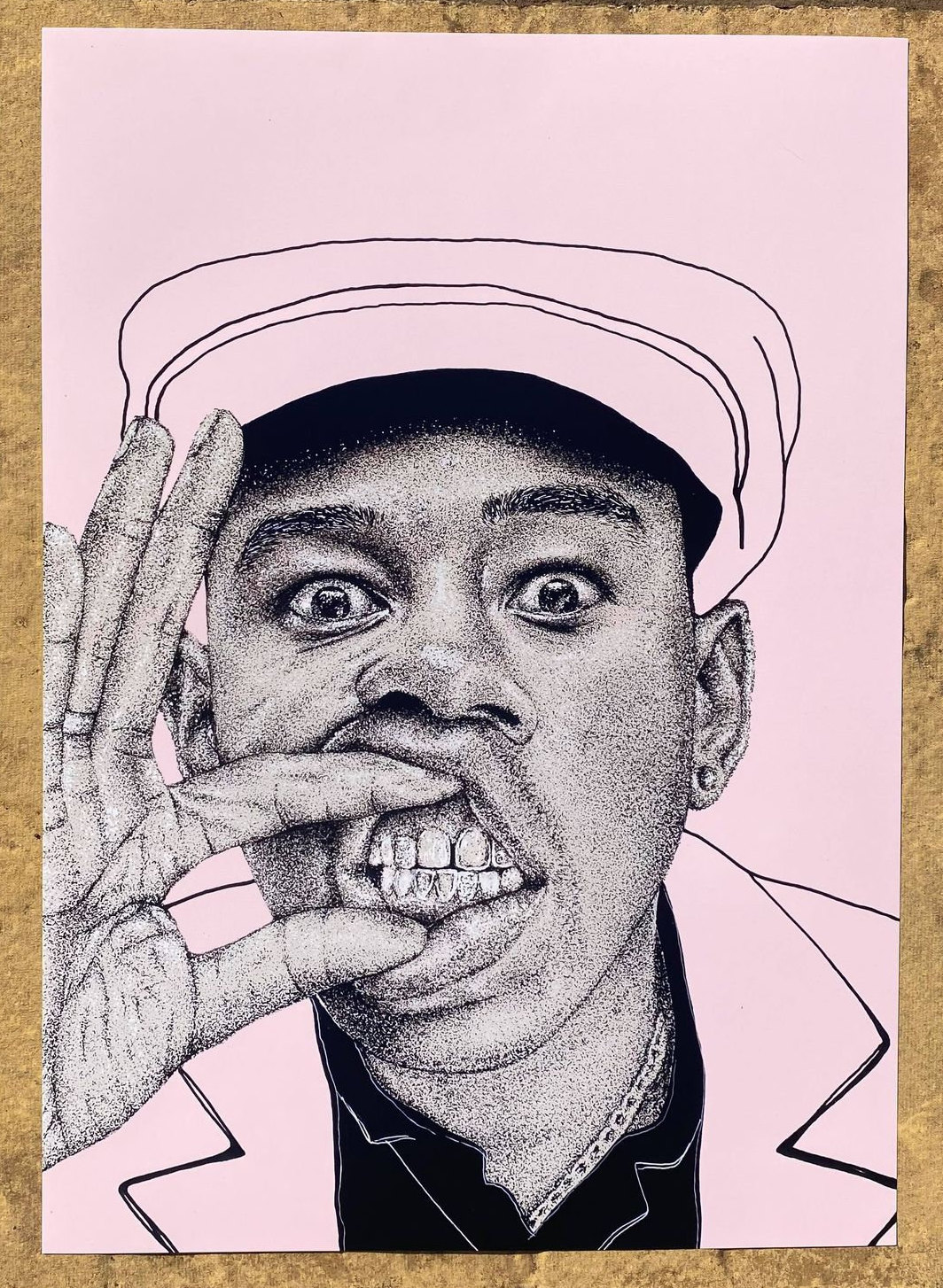 Tyler the Creator Art Poster Portrait Print PINK - Etsy UK