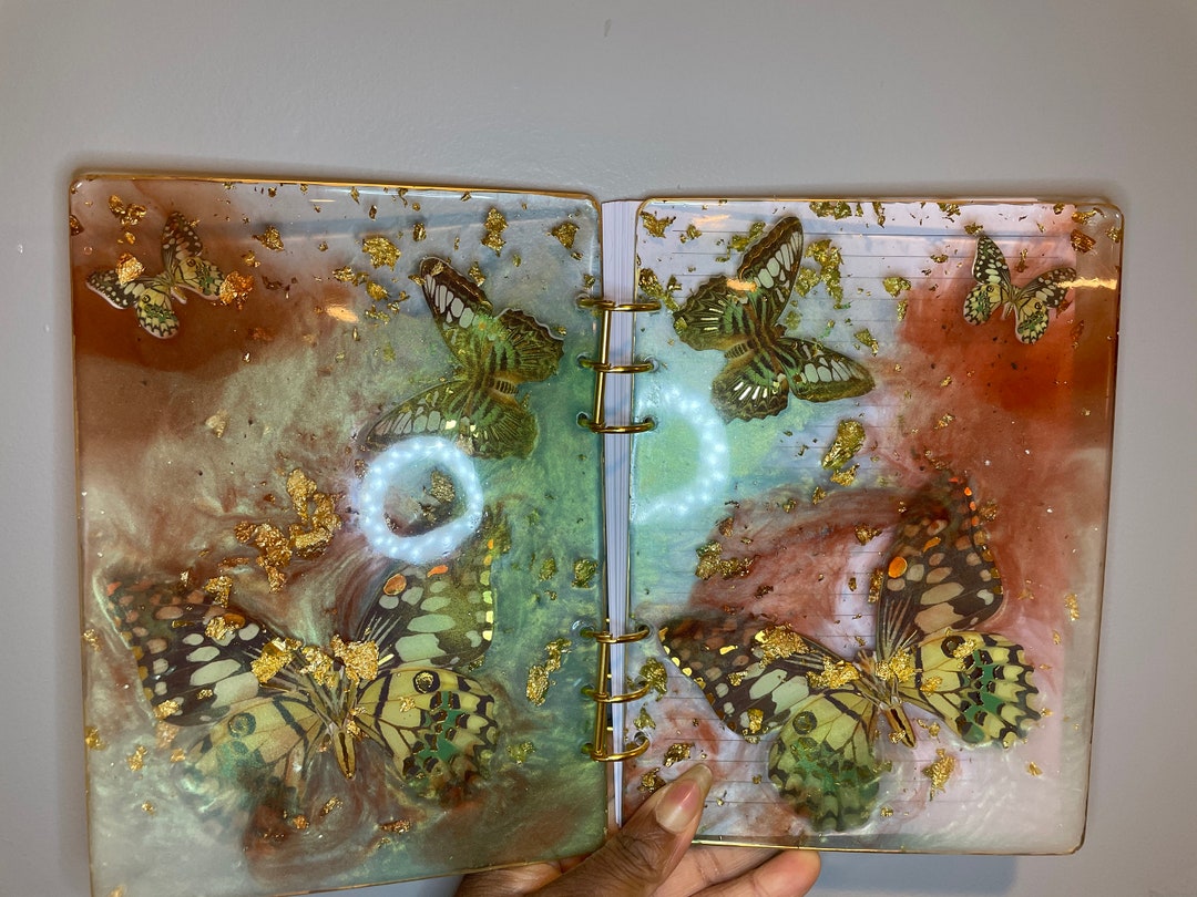Re-useable Resin Notebook Cover With Resin Matching Pen - Etsy
