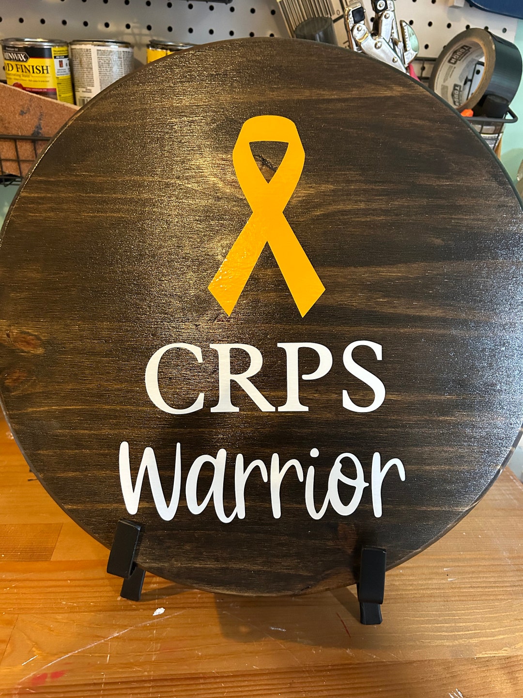 CRPS Warrior 15” Wood Round Sign *customizable Color/illness - Etsy