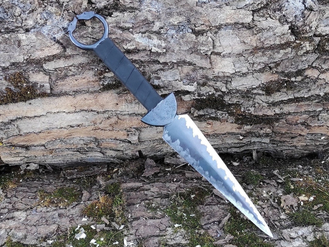 Viking Ritual Dagger Acinace With Forged Wolf Heads Antique - Etsy