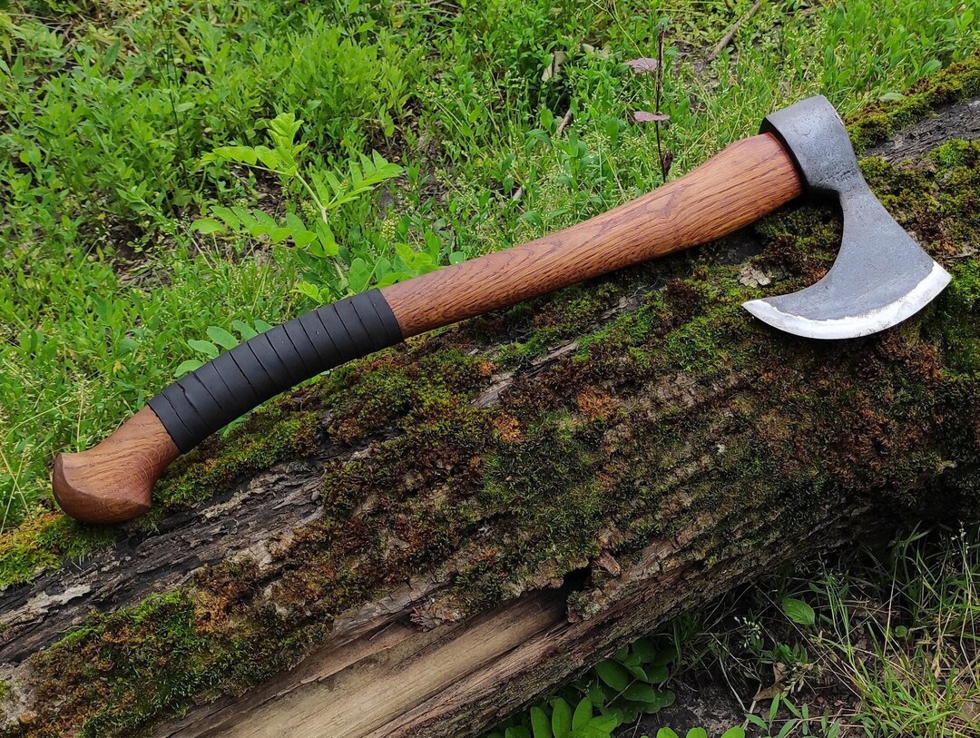 Hunter's Axe Hand-forged Axe War Ax Forest Axe Hiking - Etsy