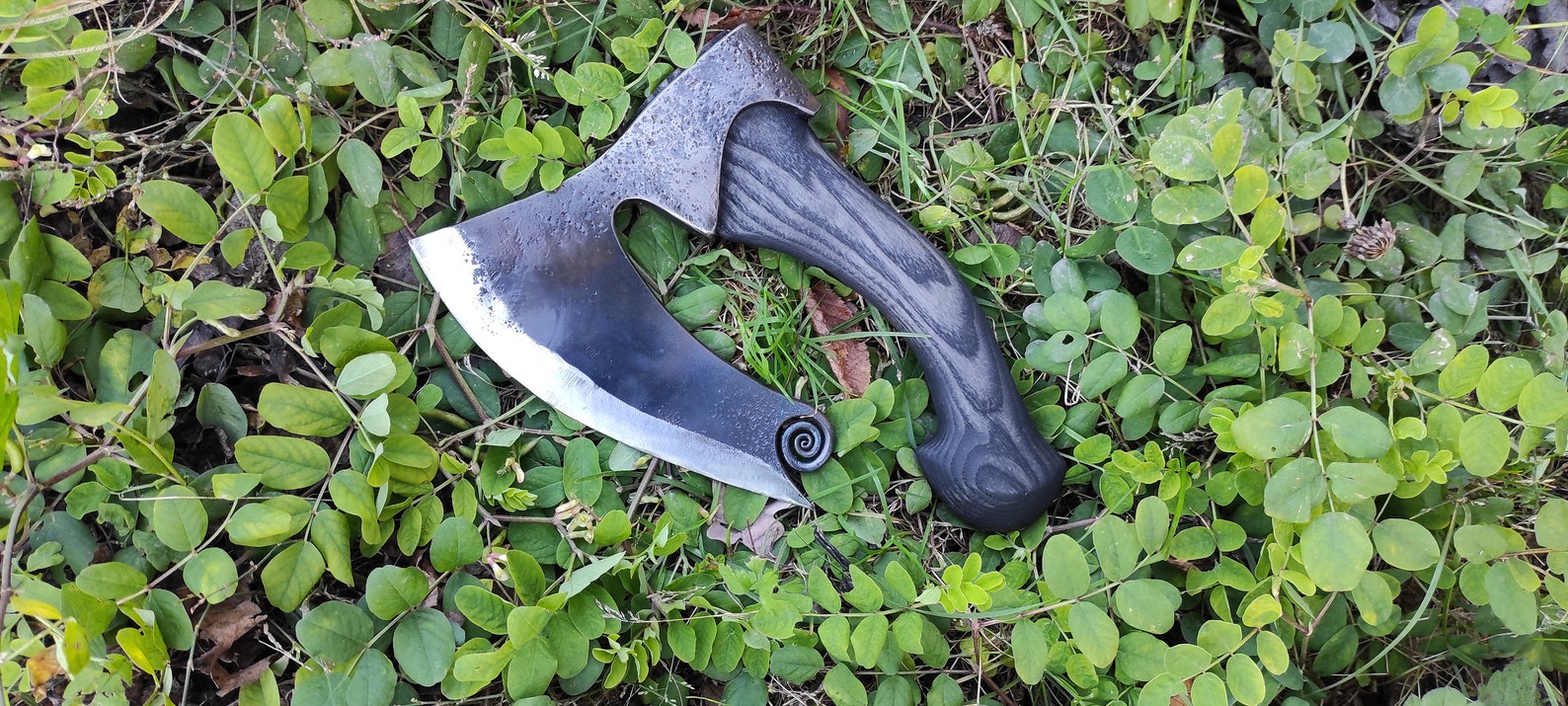 Fist Axe Bearded Ax Hand-forged Ax Small Hatchet for | Etsy