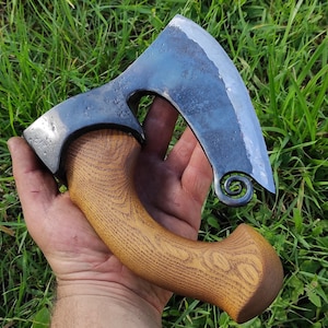 Fist Axe, Bearded Ax, Hand-forged Ax, Small Hatchet, for Cooking, for ...