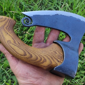 Fist Axe, Bearded Ax, Hand-forged Ax, Small Hatchet, for Cooking, for ...