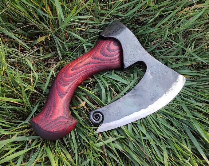 Fist Axe Bearded Ax Hand-forged Ax Small Hatchet for - Etsy