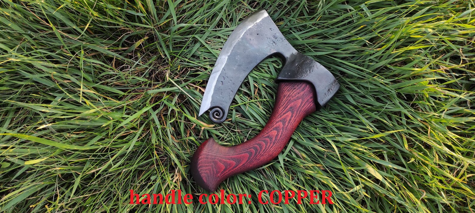 Fist Axe Bearded Ax Hand-forged Ax Small Hatchet for | Etsy